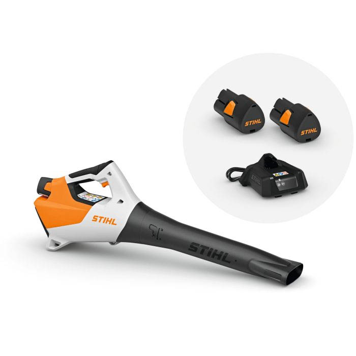 STIHL BGA30 Leaf Blower Kit (2x AS2 Batteries & Charger) - Leaf Blowers UK