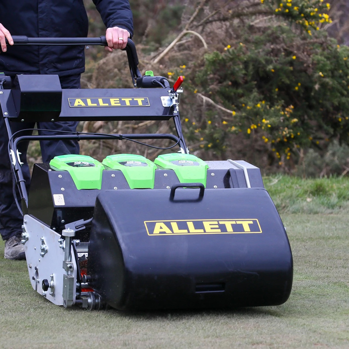 Allett C27E 27" Self Propelled Battery Cylinder Mower Power Unit ...