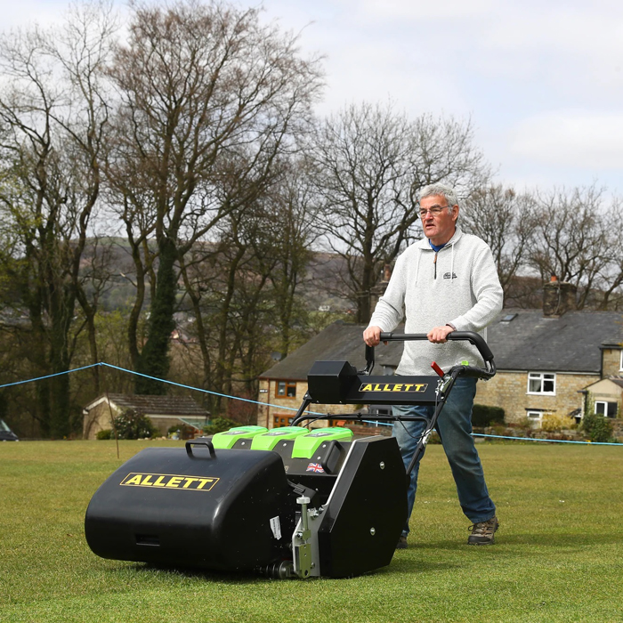 Allett C27E 27" Self Propelled Battery Cylinder Mower Power Unit ...