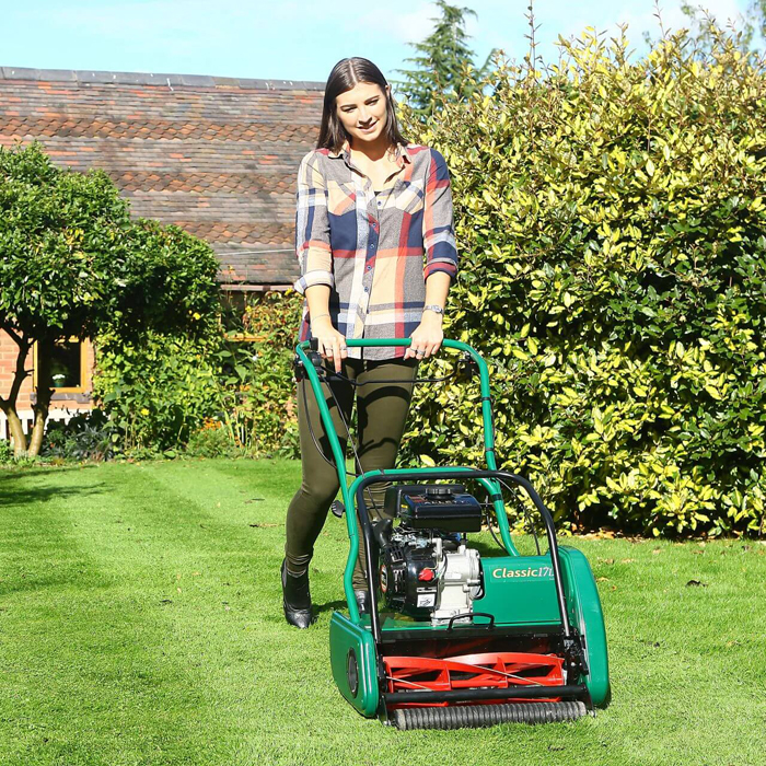 Allett Classic 17L 17" Self Propelled Cylinder Mower | Cylinder Lawn ...