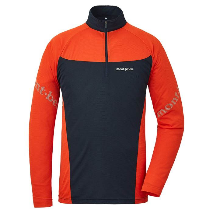 Montbell Cooler Long Sleeve Shirt Orange | T-Shirts UK
