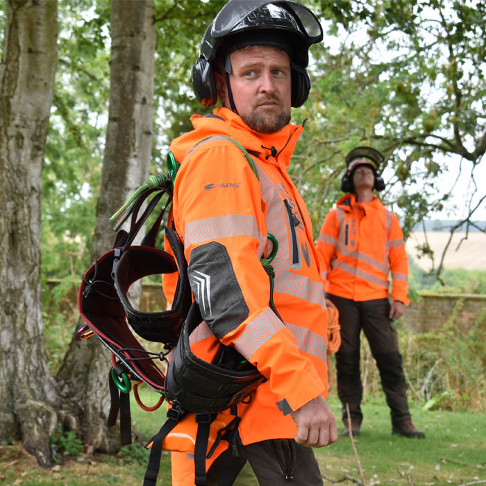 Harkie Defiance Smock Hi-Viz Orange | Work Jackets/Waterproofs UK