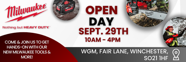 Milwaukee Outdoor Power Equipment Open Day on Sept 29th