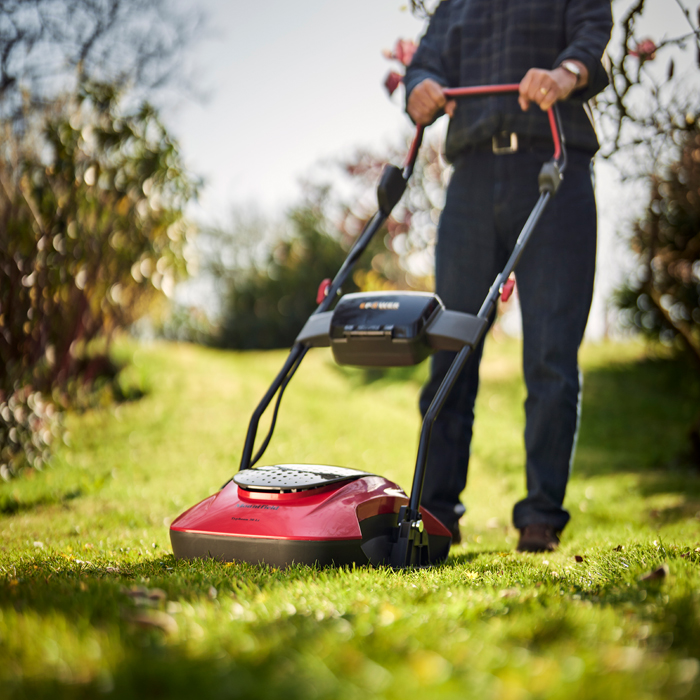 Mountfield Typhoon 30Li 12" Hover Mower Kit | Electric Mowers UK